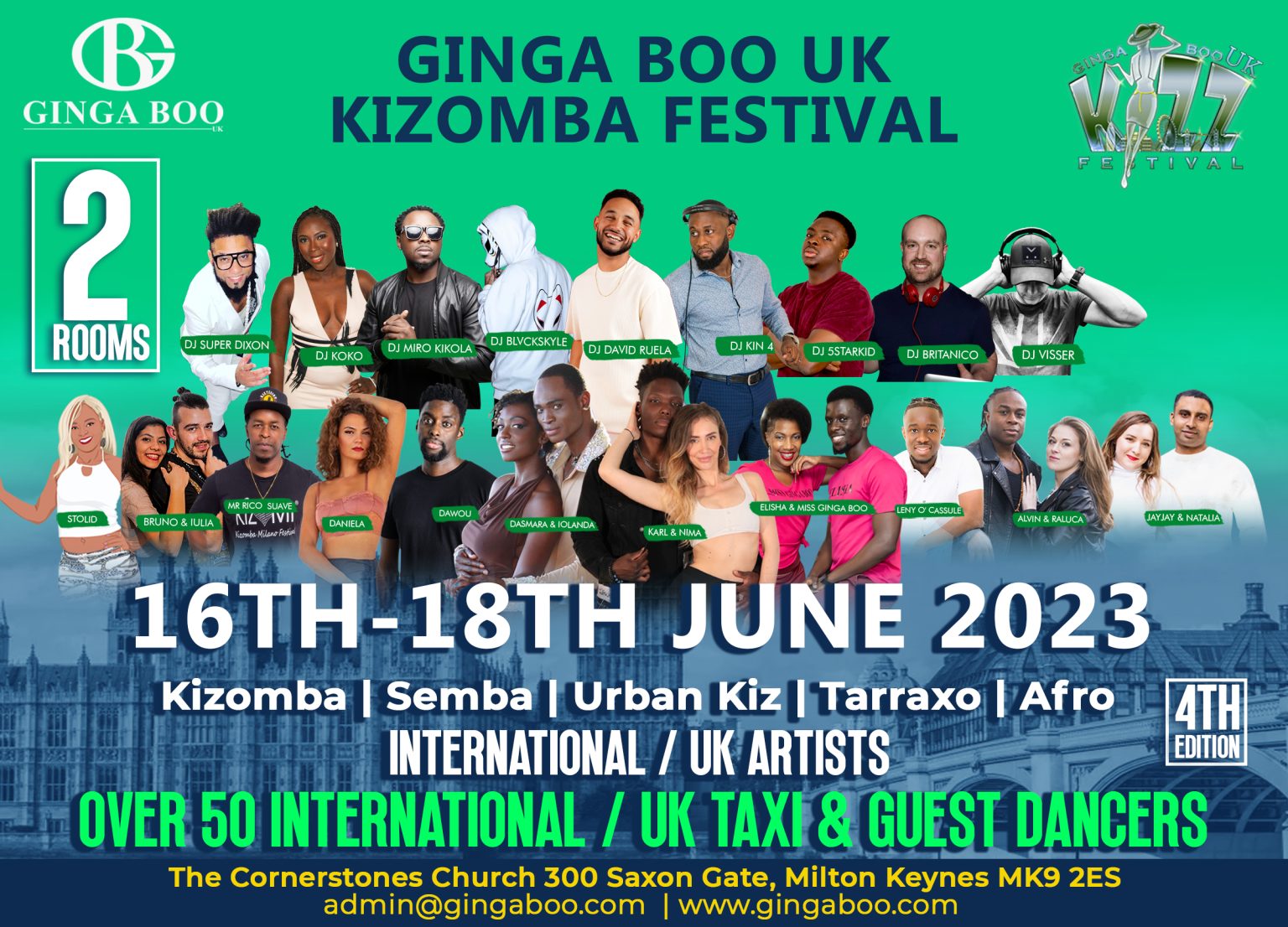GingaBoo - Kizomba, Semba, Urban Kiz classes in London