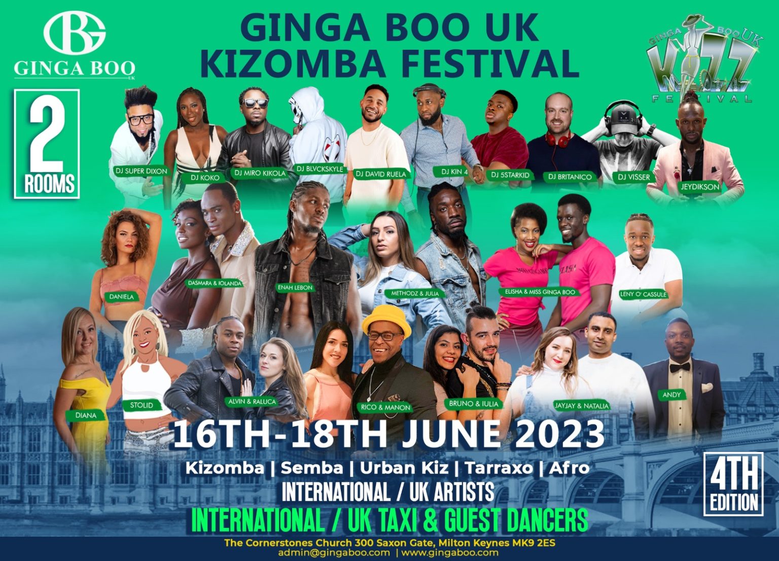 GingaBoo - Kizomba, Semba, Urban Kiz classes in London