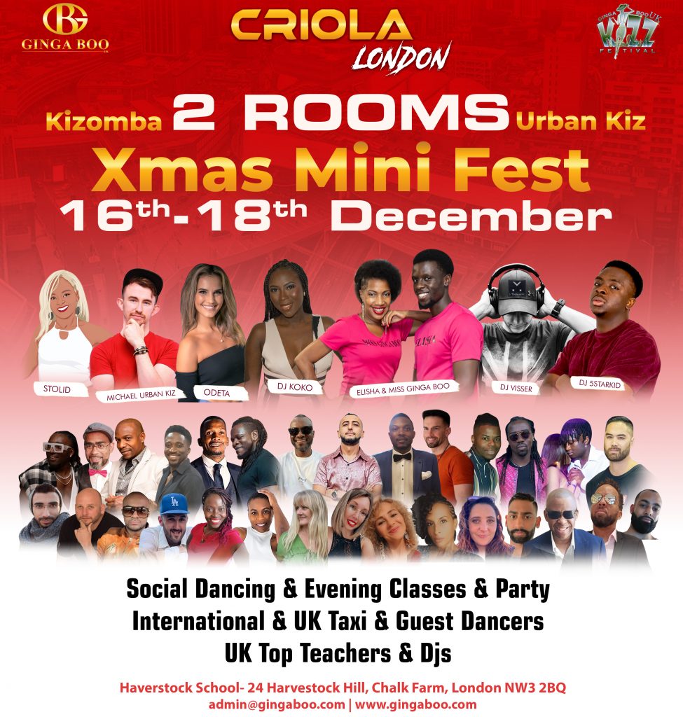 GingaBoo - Kizomba, Semba, Urban Kiz classes in London