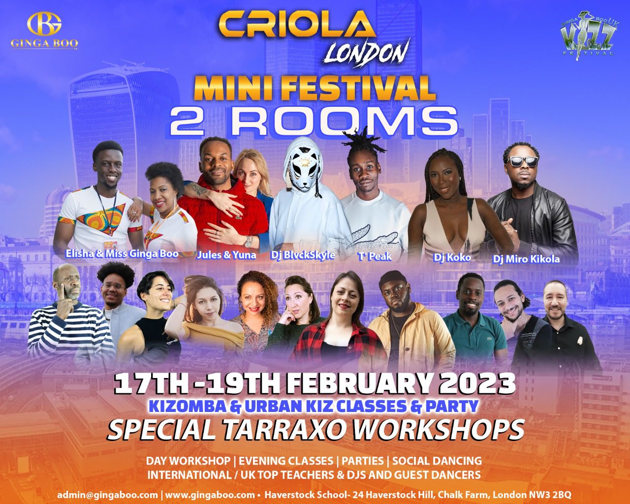 GingaBoo - Kizomba, Semba, Urban Kiz classes in London