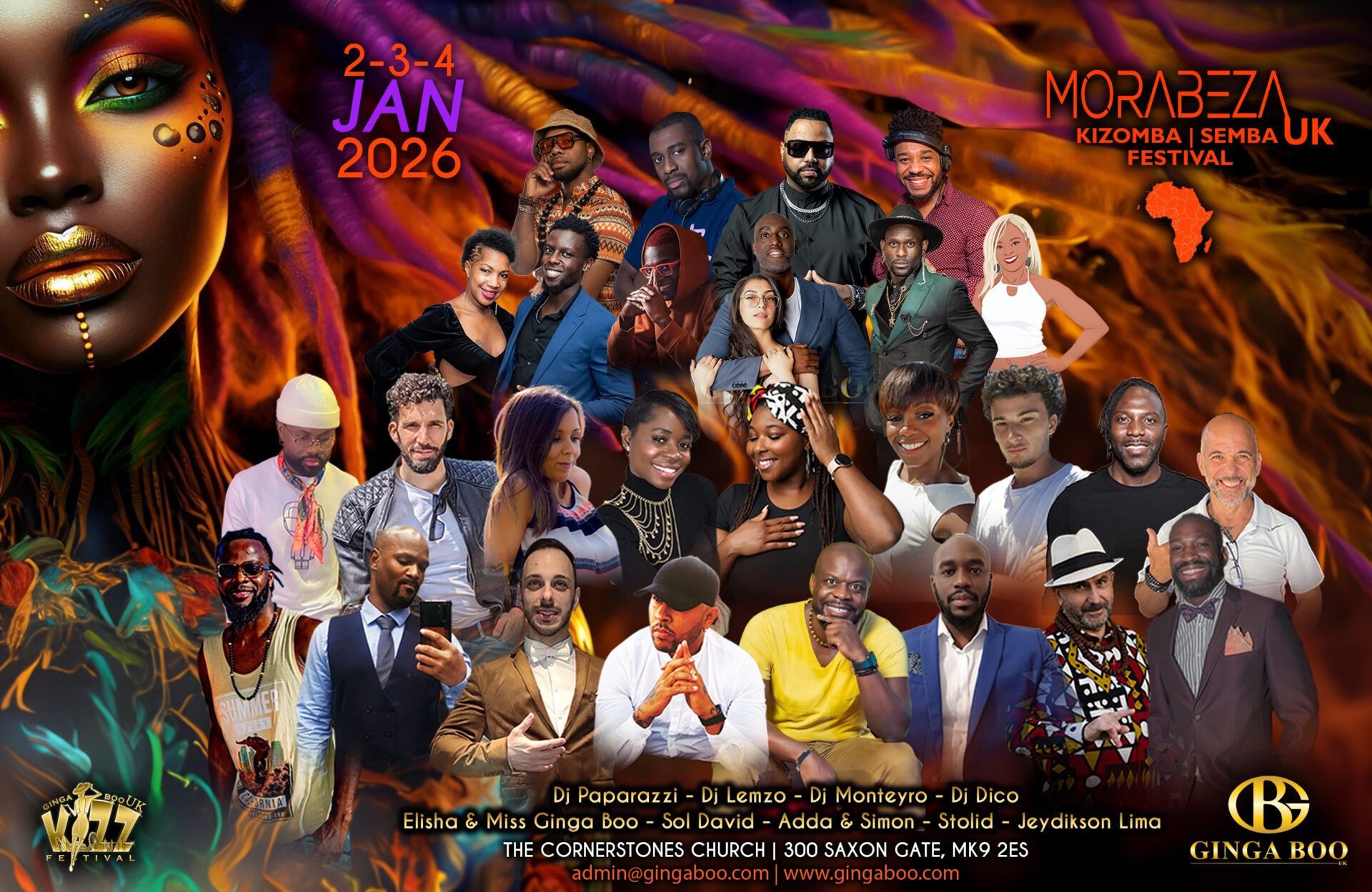 Morabeza UK Kizomba Festival 2-4th Jan 2026 Milton Keynes UK ★ - GingaBoo